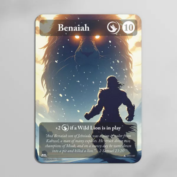 Benaiah Full Art (Base Set) – Logos Trading Card Game